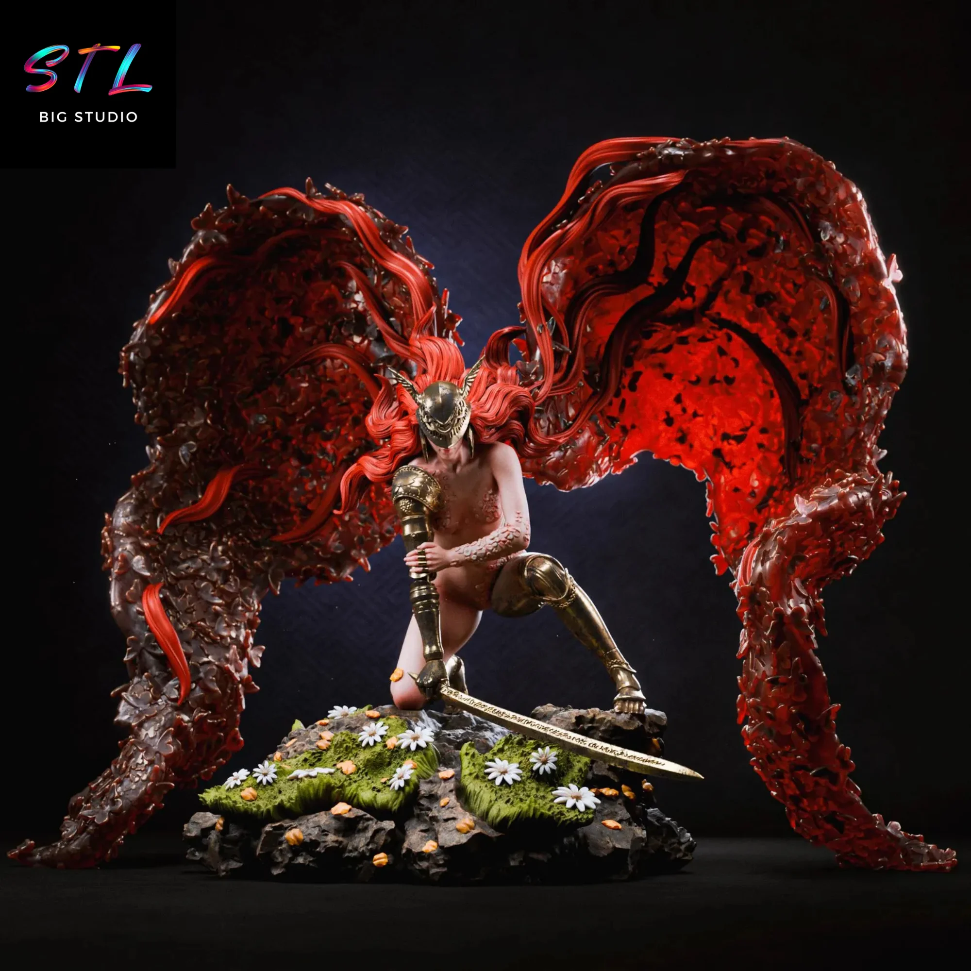 ⚔️ Malenia STL | Elden Ring | 3D Printing Figure