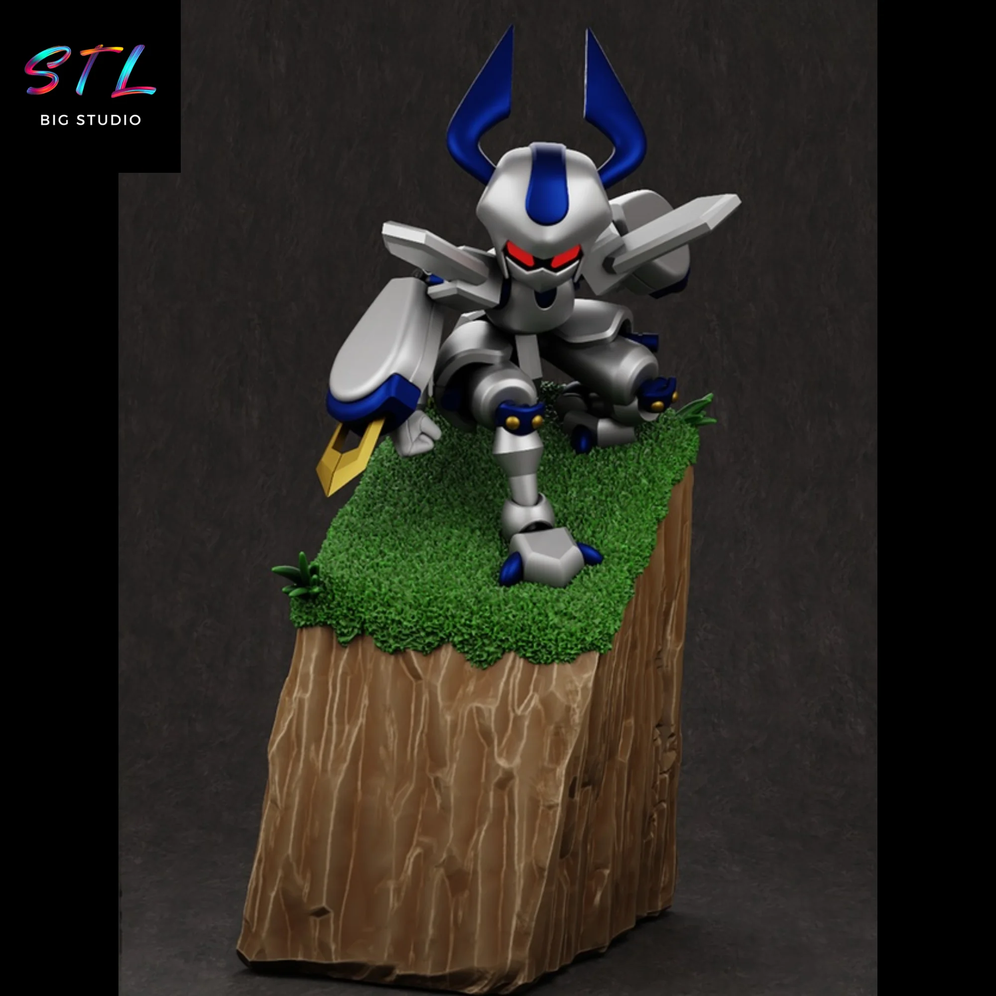 🤖 Rokusho STL | Medabots | 3D Printable Figure